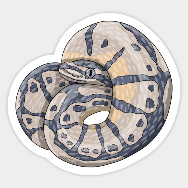 Ball python - Ball - Sticker | TeePublic